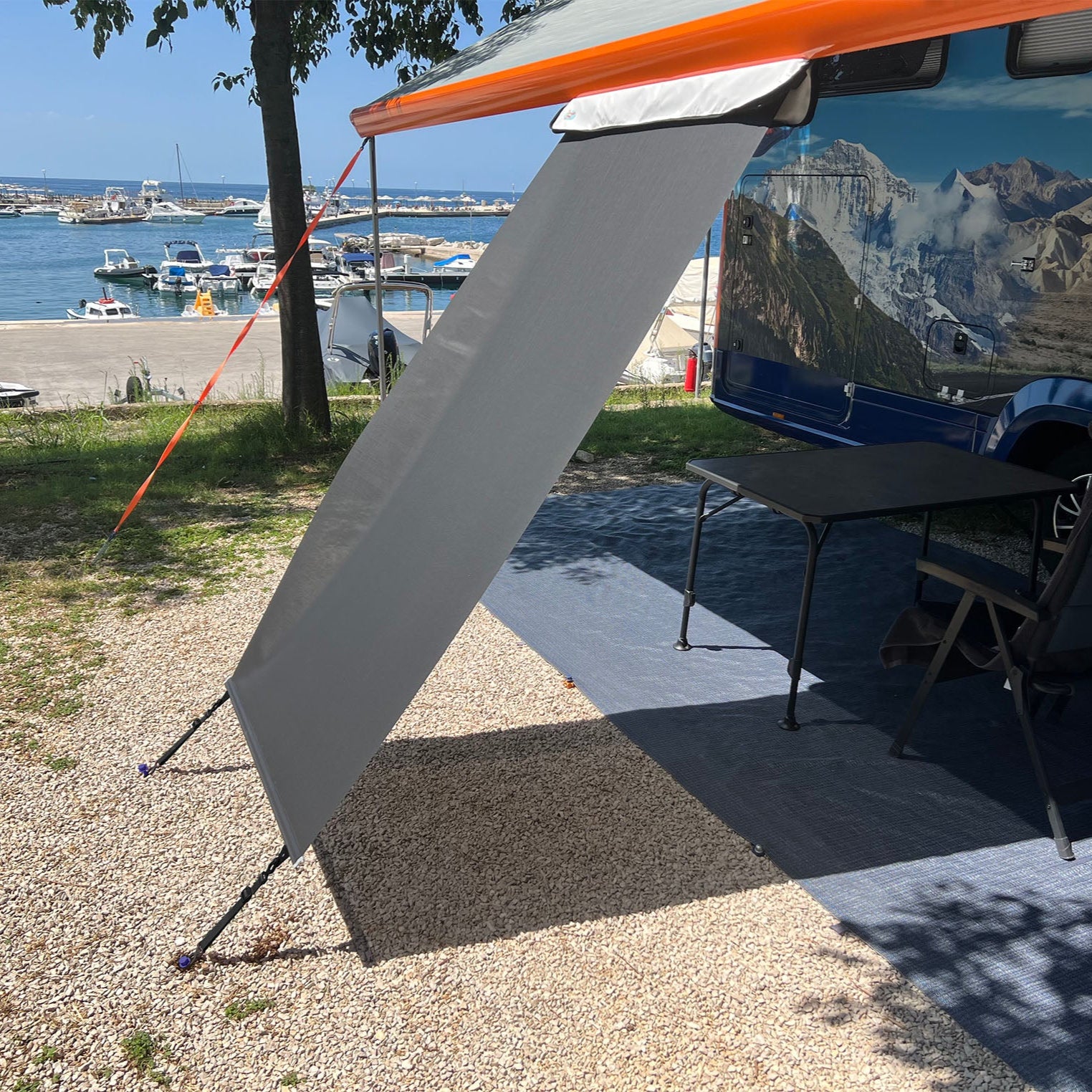 SunBreak - Sonnenblende / Sonnenschutz für die Markise • Einzelteil in ...